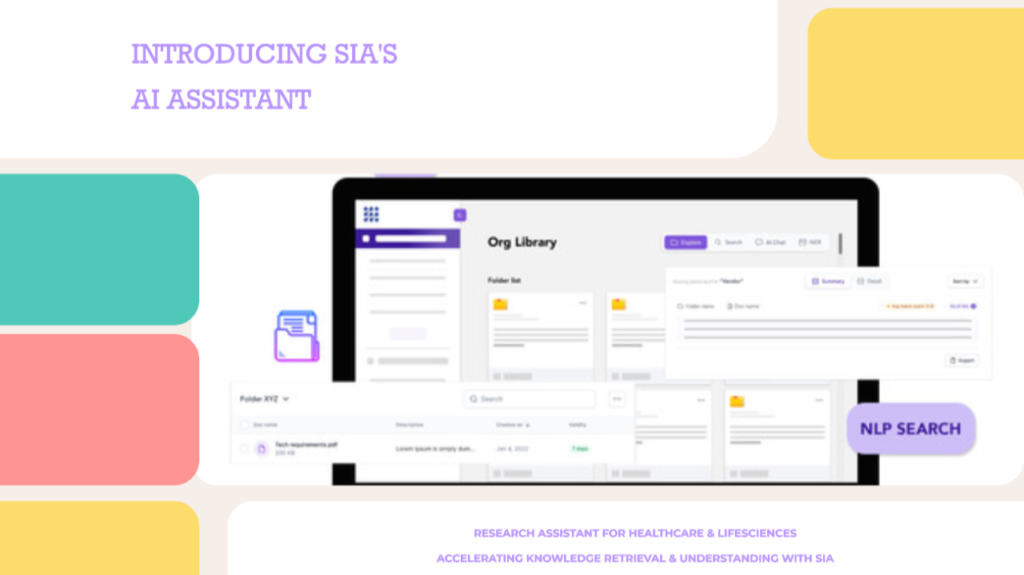 Introducing SIA’s AI Assistant: Accelerate Healthcare & Life-science ...